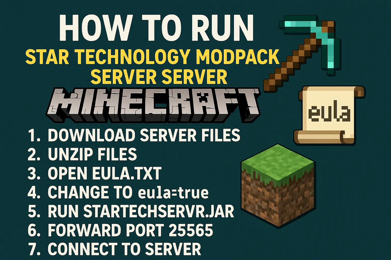 How to Run Star Technology Modpack Server Minecraft - Latest Prompt