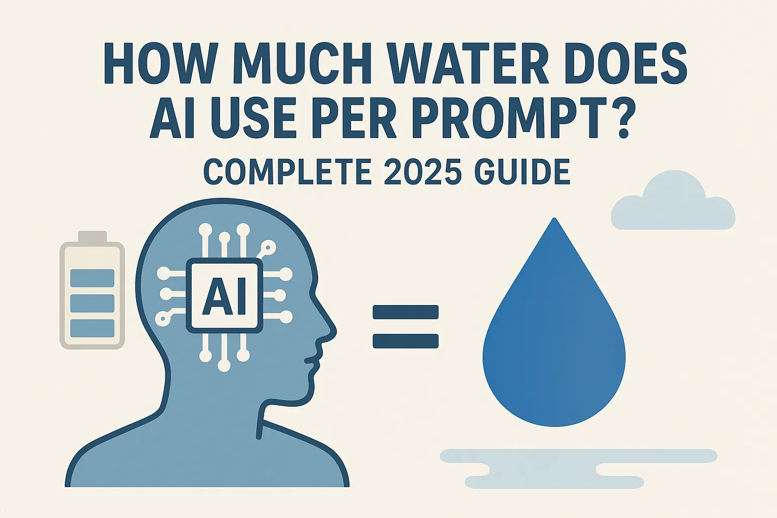 How Much Water Does AI Use Per Prompt? Complete 2025 Guide - Latest Prompt